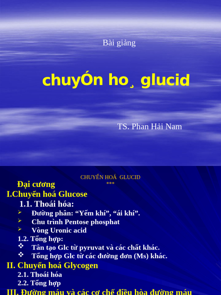Chuyen Hoa Glucid | PDF