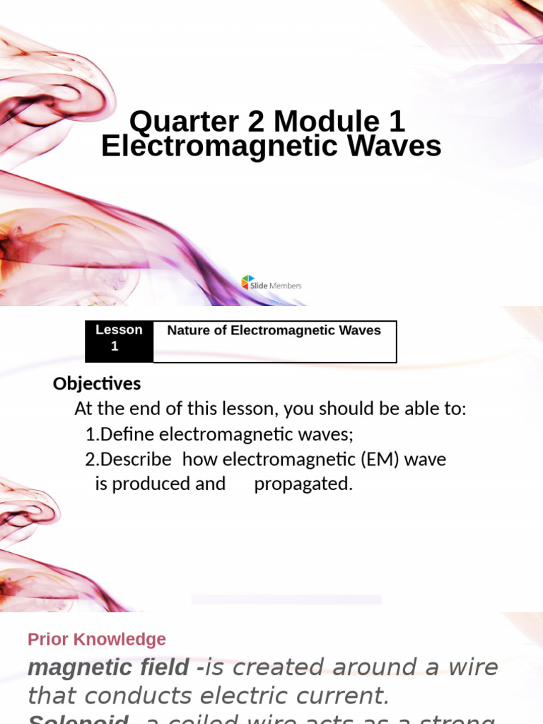 Q2 Module 1 | PDF | Electromagnetic Spectrum | Electromagnetic Radiation