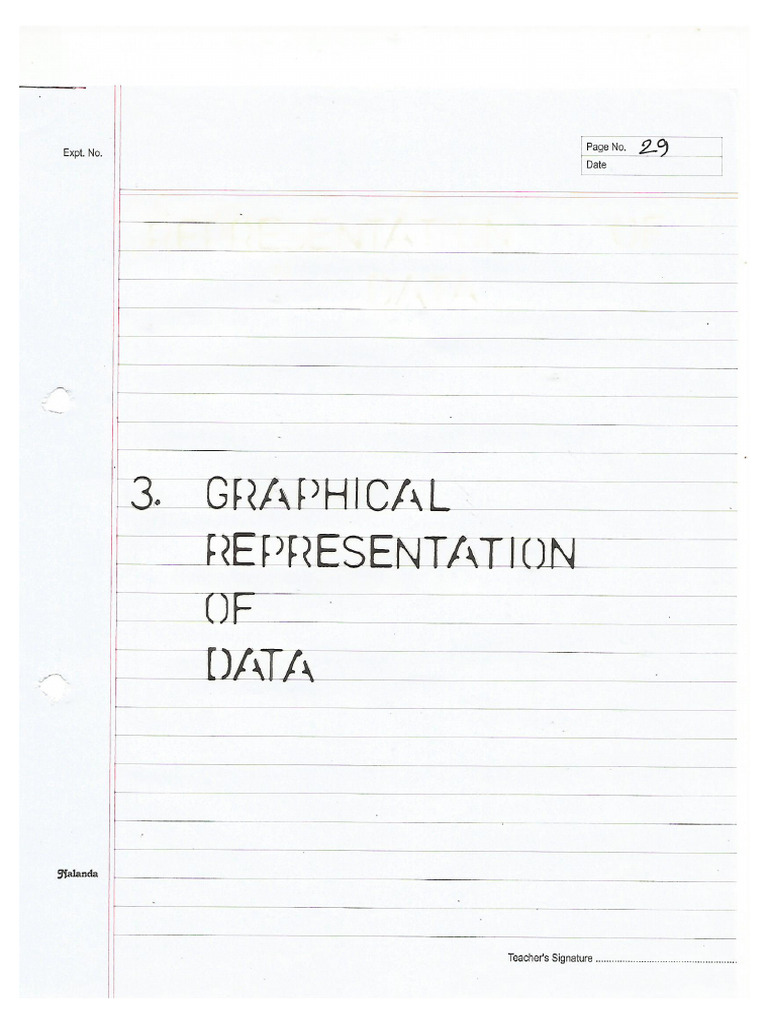 CHAPTER 3 GRAPHICAL REPRESENTATION OF DATA | PDF