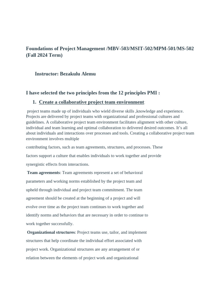 Foundations of Project Management | PDF | Psychological Resilience ...