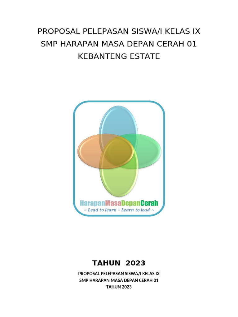 Proposal Pelepasan SMP HMDC 01 | PDF
