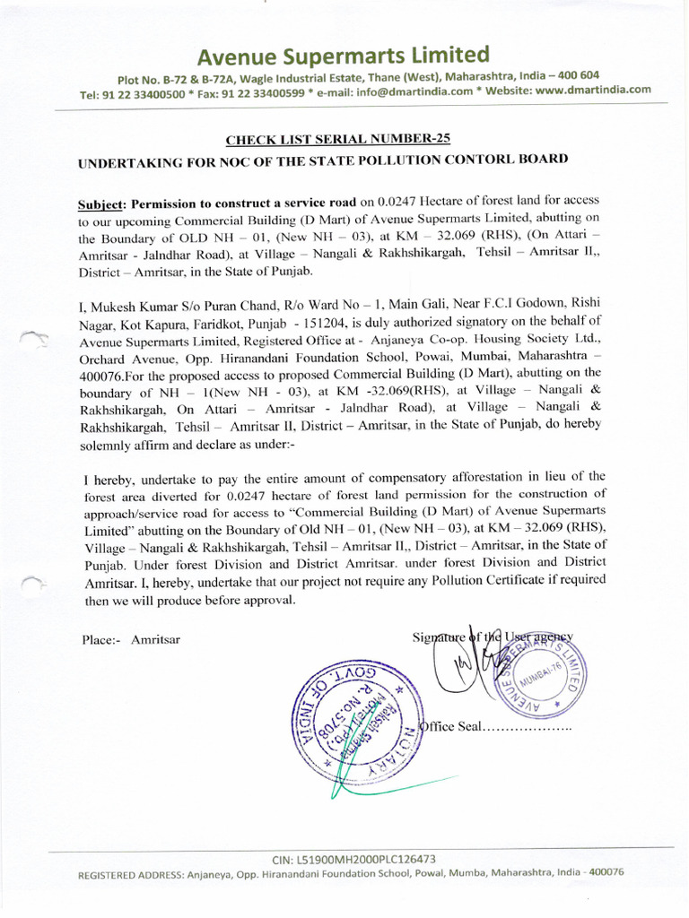 Check List Serial Number - 25 | PDF