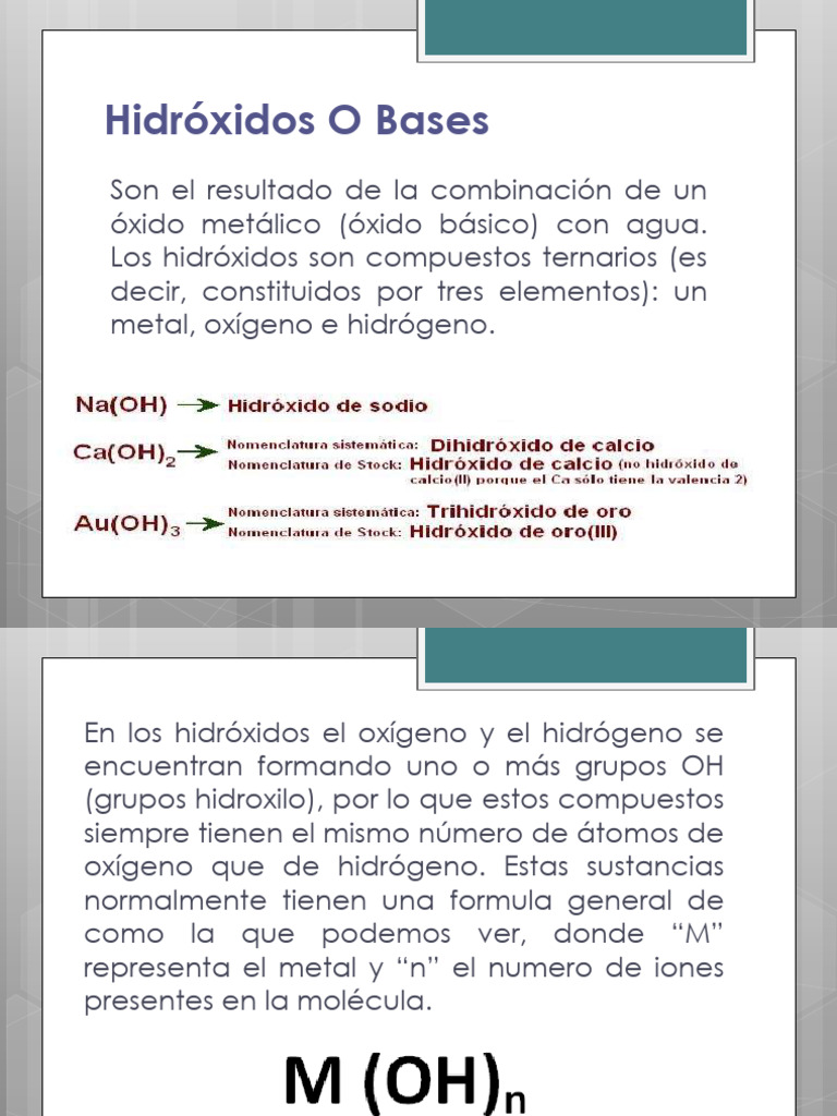 Hidroxidos | PDF | Arte