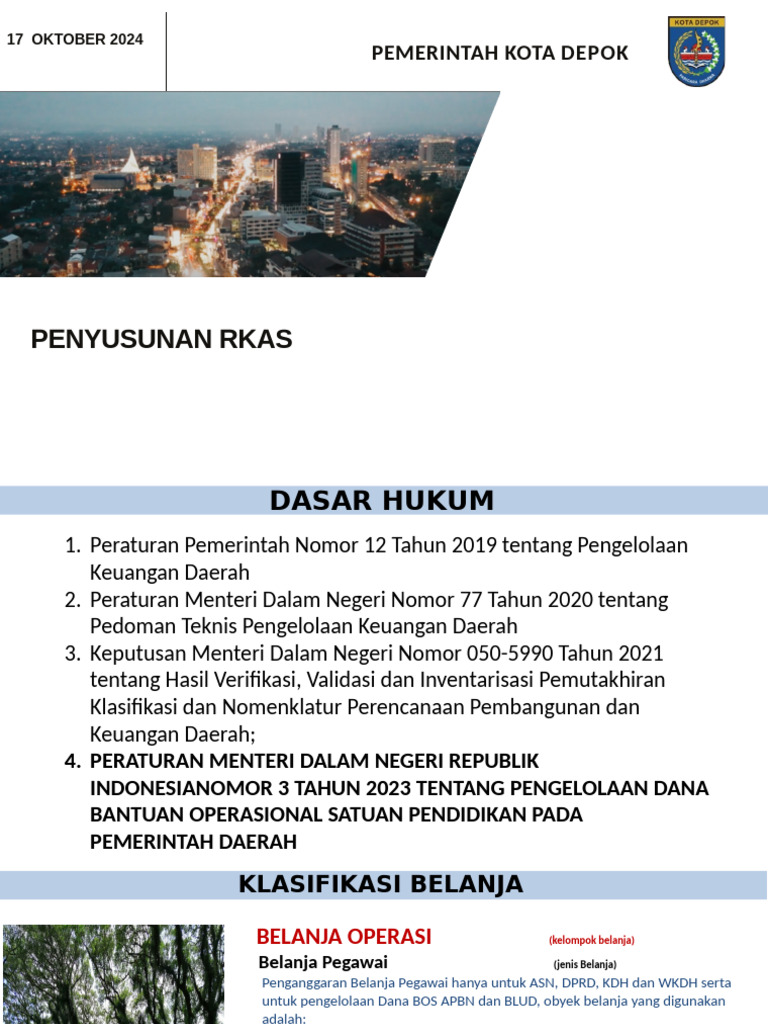 Bintek Penyusunan RKAS TAhun 2025 Disdik | PDF | Bisnis | Pengelolaan Keuangan & Uang