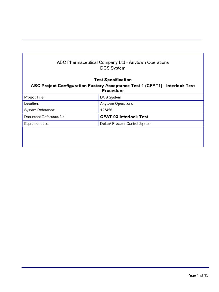 CFAT-03 Interlock | PDF | Specification (Technical Standard) | Systems Engineering