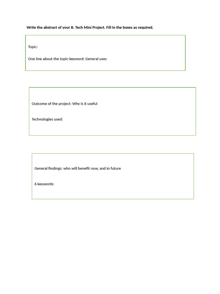 Abstract Writing Practice | PDF