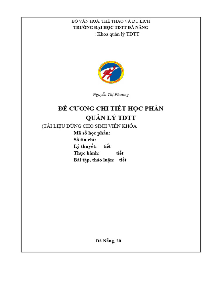 De Cuong Chi Tiet Qltdtt637823454100687390 | PDF
