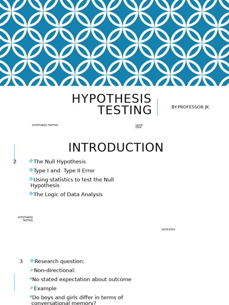 Hypo Test | PDF