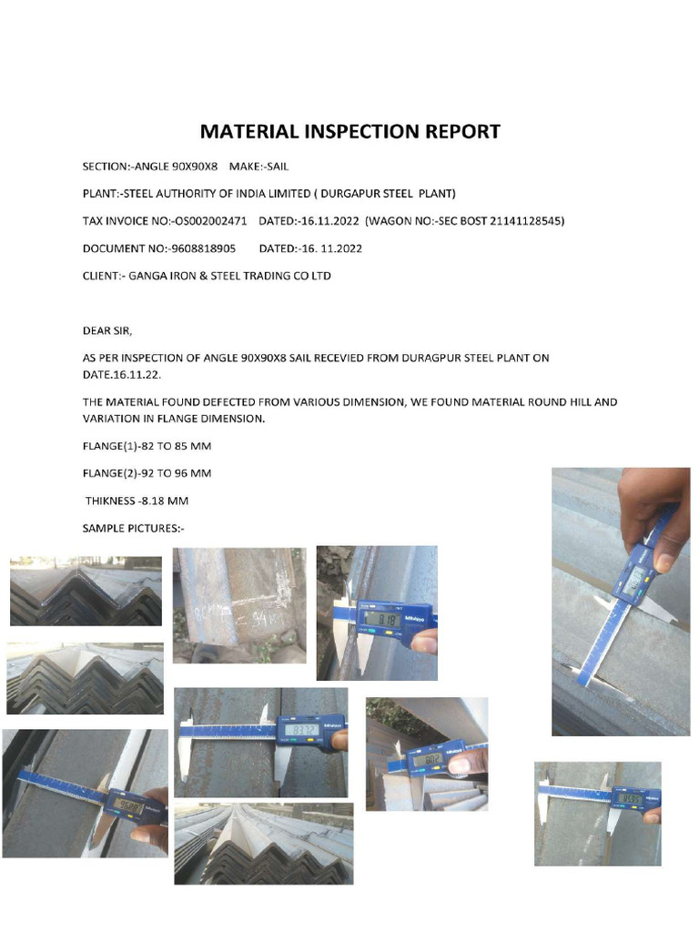 Angle 90X8 Sail Inspection Full | PDF