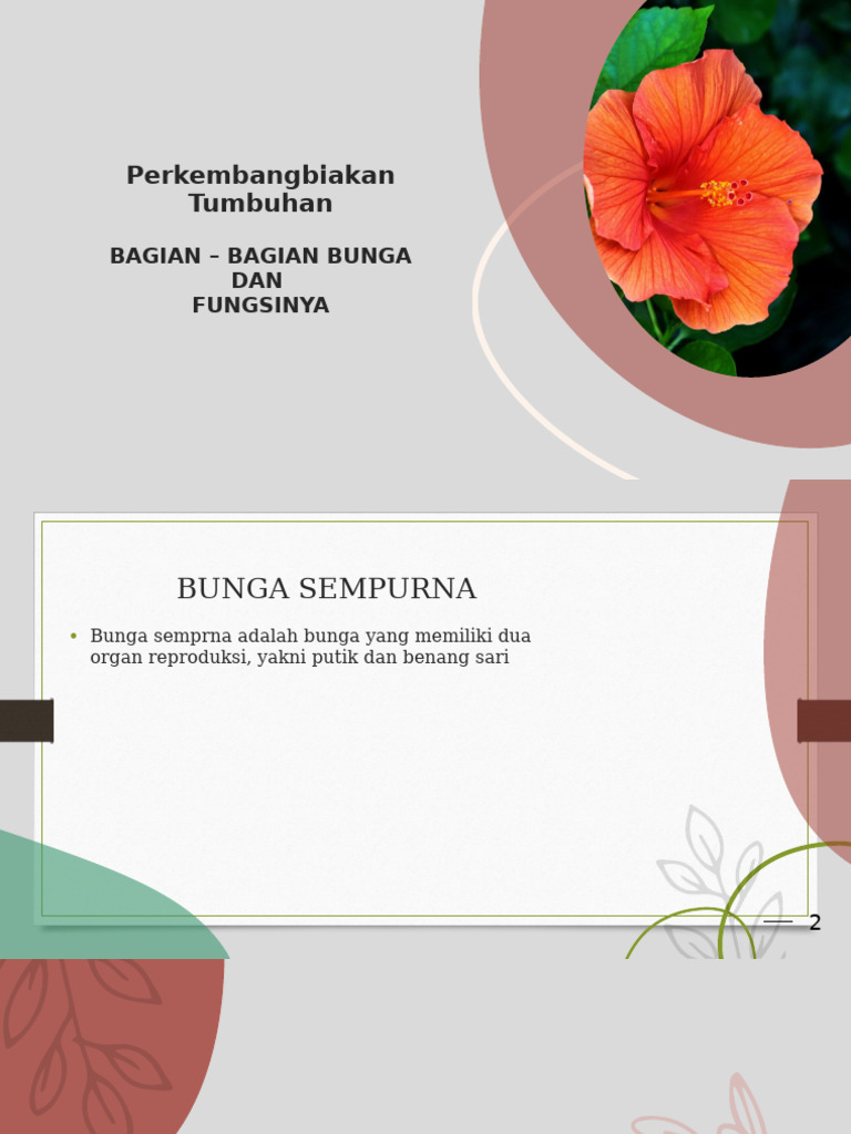 Bagian Bunga Dan Fungsinya | PDF | Body Language | Cognitive Science