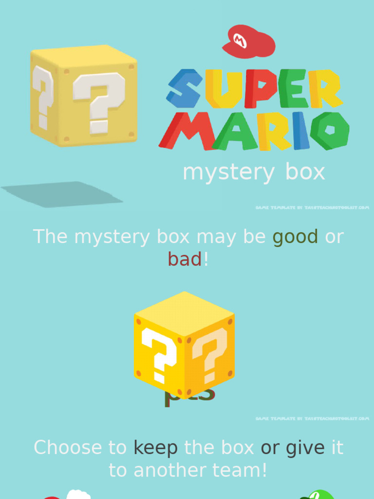 Super Mario Mystery Box | PDF | Costume | Carnival