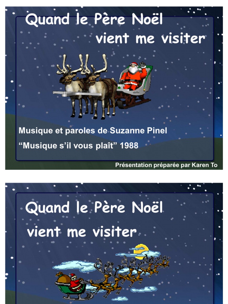 Quand Le Pere Noel | PDF