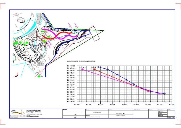 Ewp Calamba Crazy Slide Elevation Profile | PDF