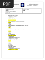 Grade 1 Physical Science States of Matter Worksheet | PDF