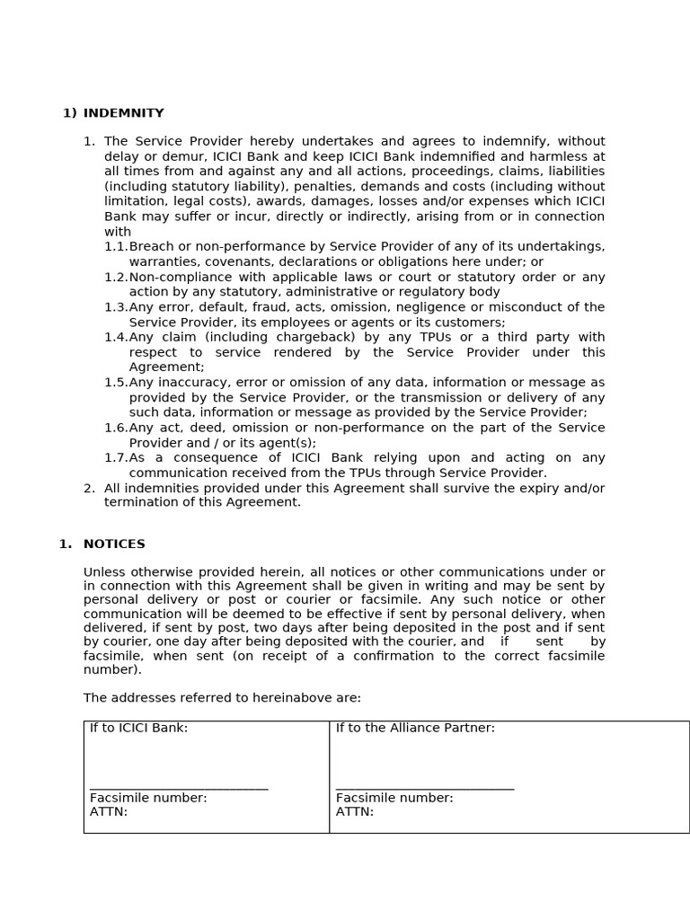 API INTEGRATION AGREEMENT - Part 2 | PDF | Indemnity | Private Law