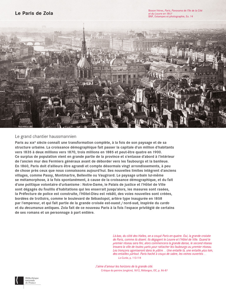 Transformation urbaine de Paris au XIXe siècle | PDF | Paris | Boulevard