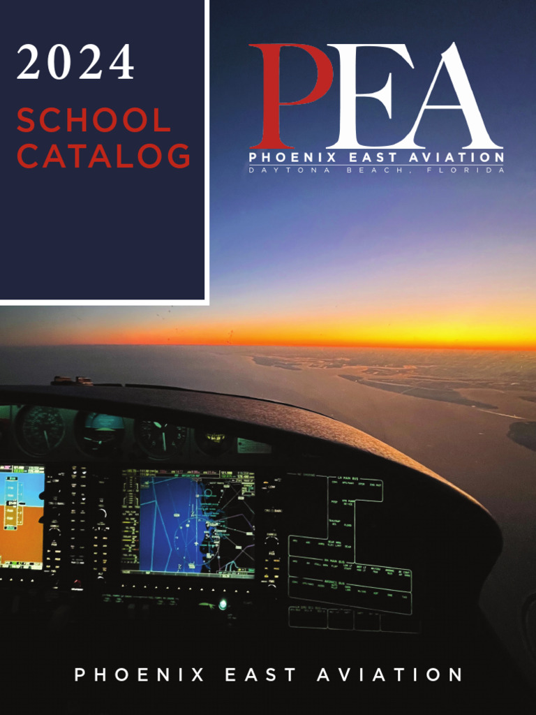 PEA School Catalog Dec 2024 | PDF | Flight Instructor | Aviation