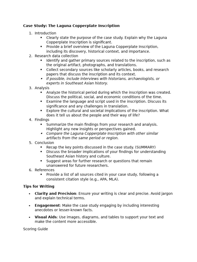 Case Study-Laguna Copper Plate | PDF | Citation | Writing