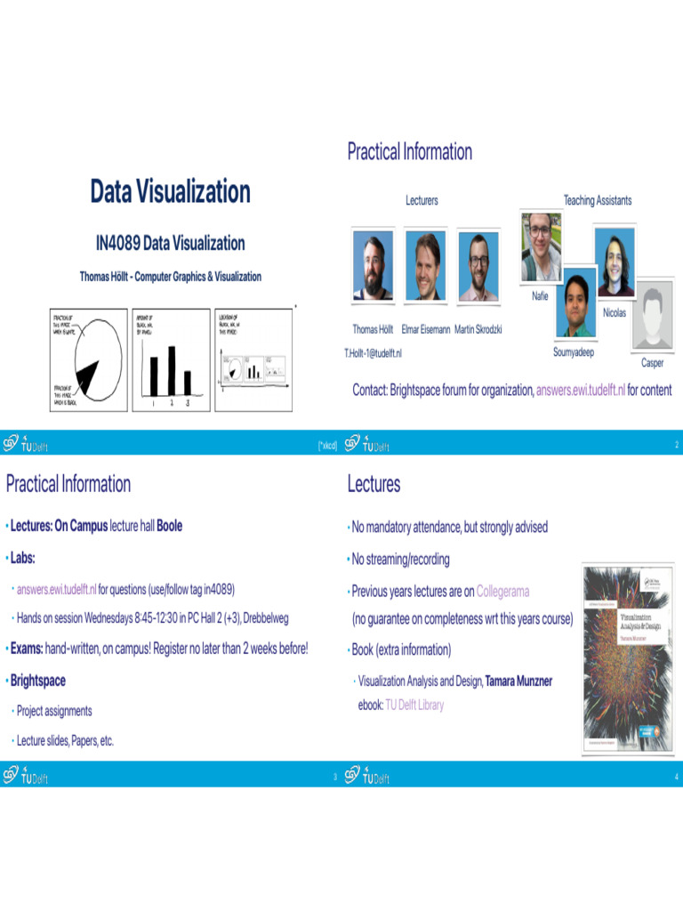 IN4089 - Lecture 01 - Intro - What Why How-pdfjam | PDF | Visualization (Graphics) | Code