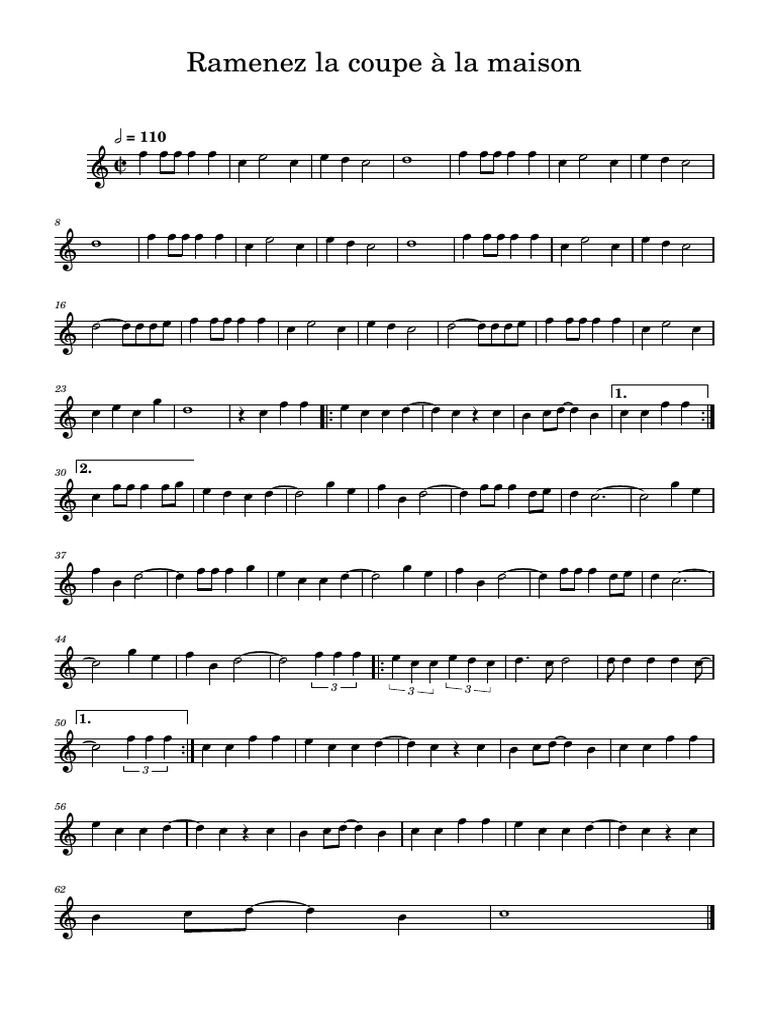 Ramenez la coupe à la maison | PDF