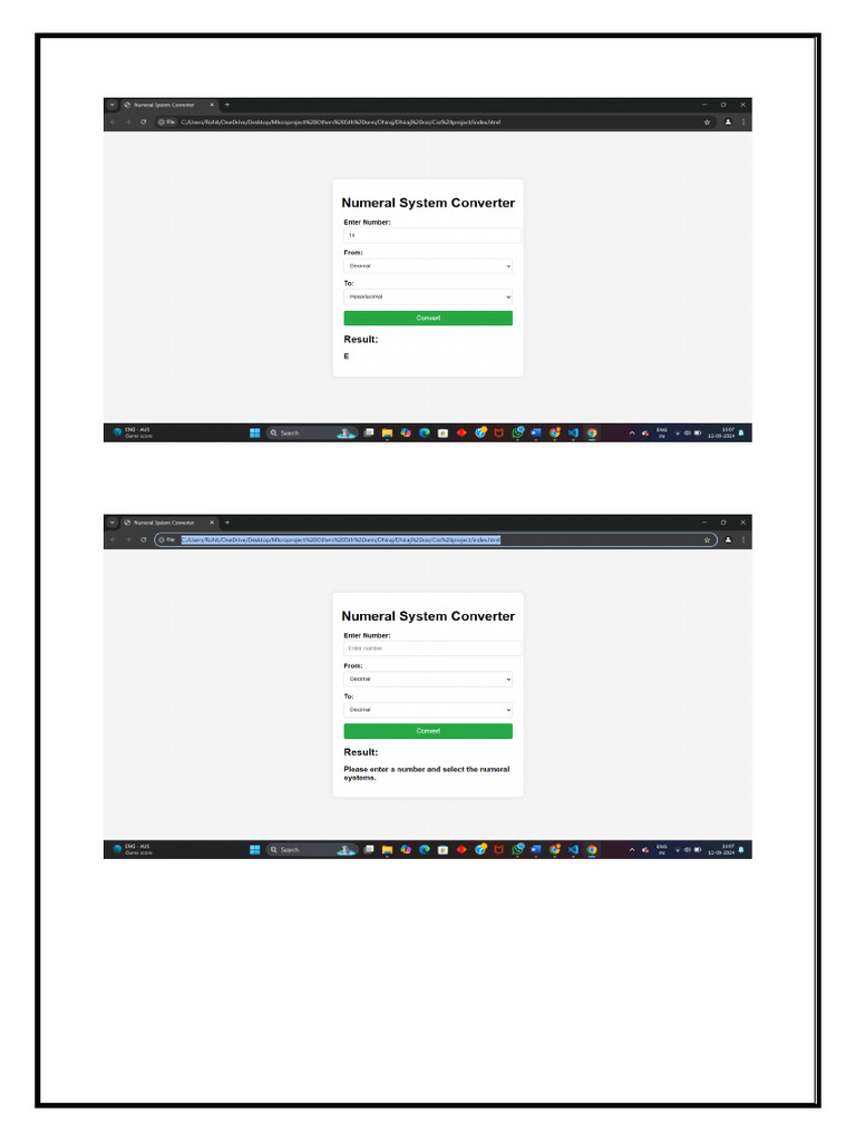 Number System Converter | PDF