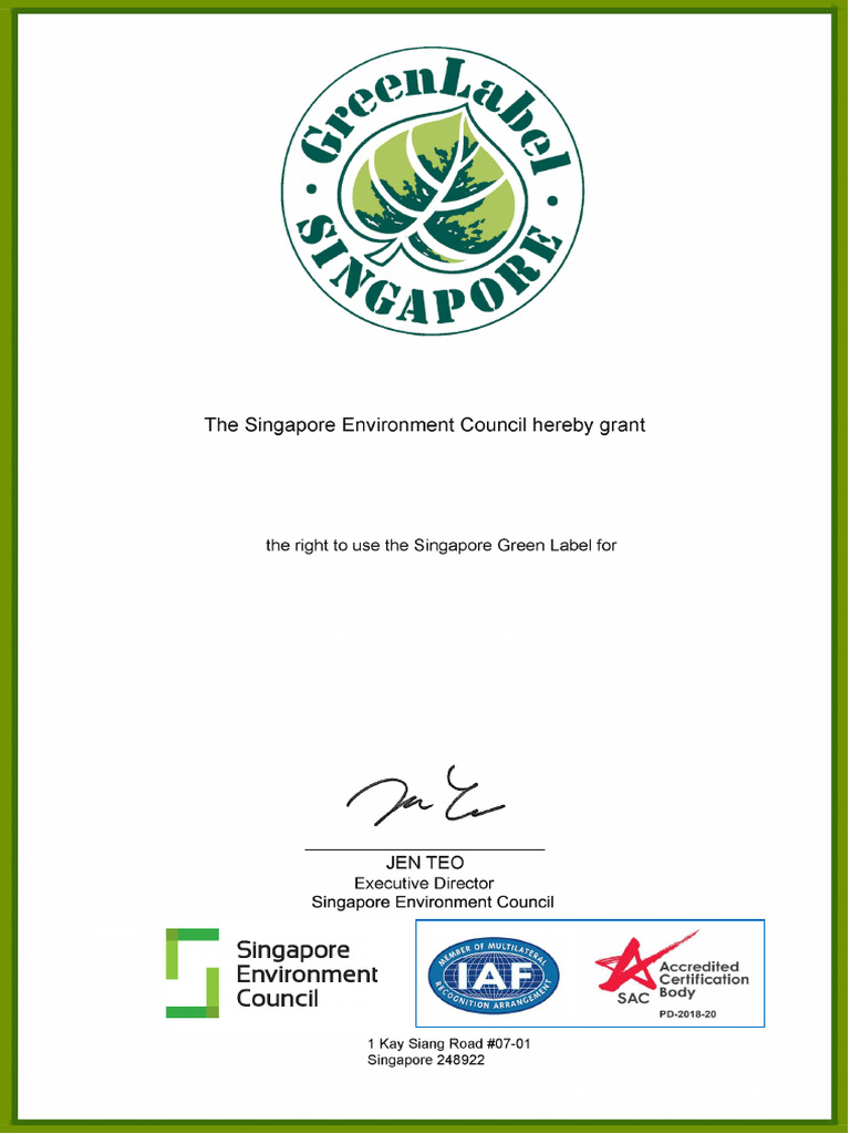 Green Label - Flowshield SL (May 2022 - 2024) | PDF