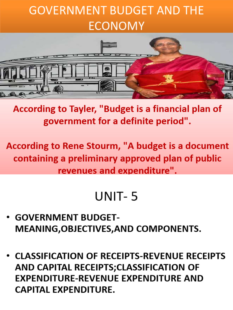 UNIT 3 GOVERNMENT BUDGET | PDF | Government Budget Balance | Taxes