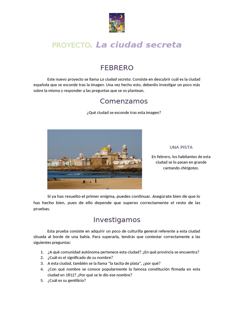 Aventura en La Ciudad Secreta | PDF | Libros para adolescentes