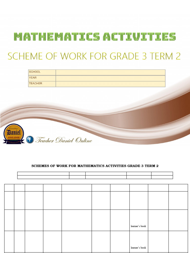 Grade 3 - Mathematics Term 2 | PDF | Multiplication | Metre