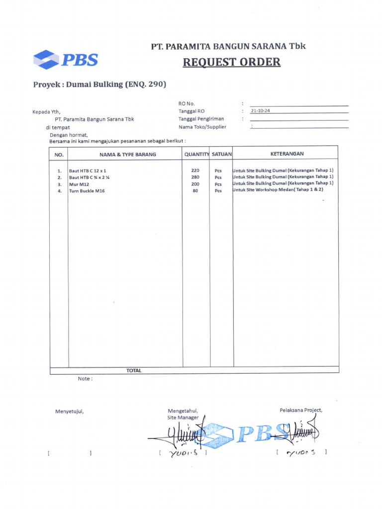 Baut PKE Tahap 1 | PDF