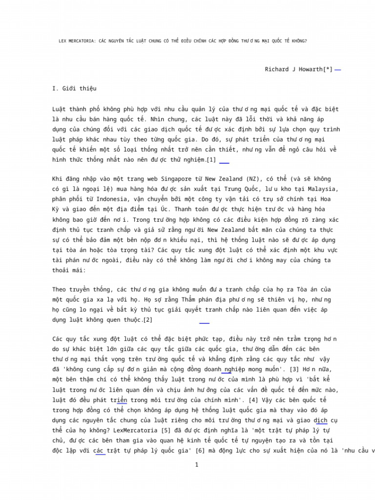 Lex Mercatoria | PDF