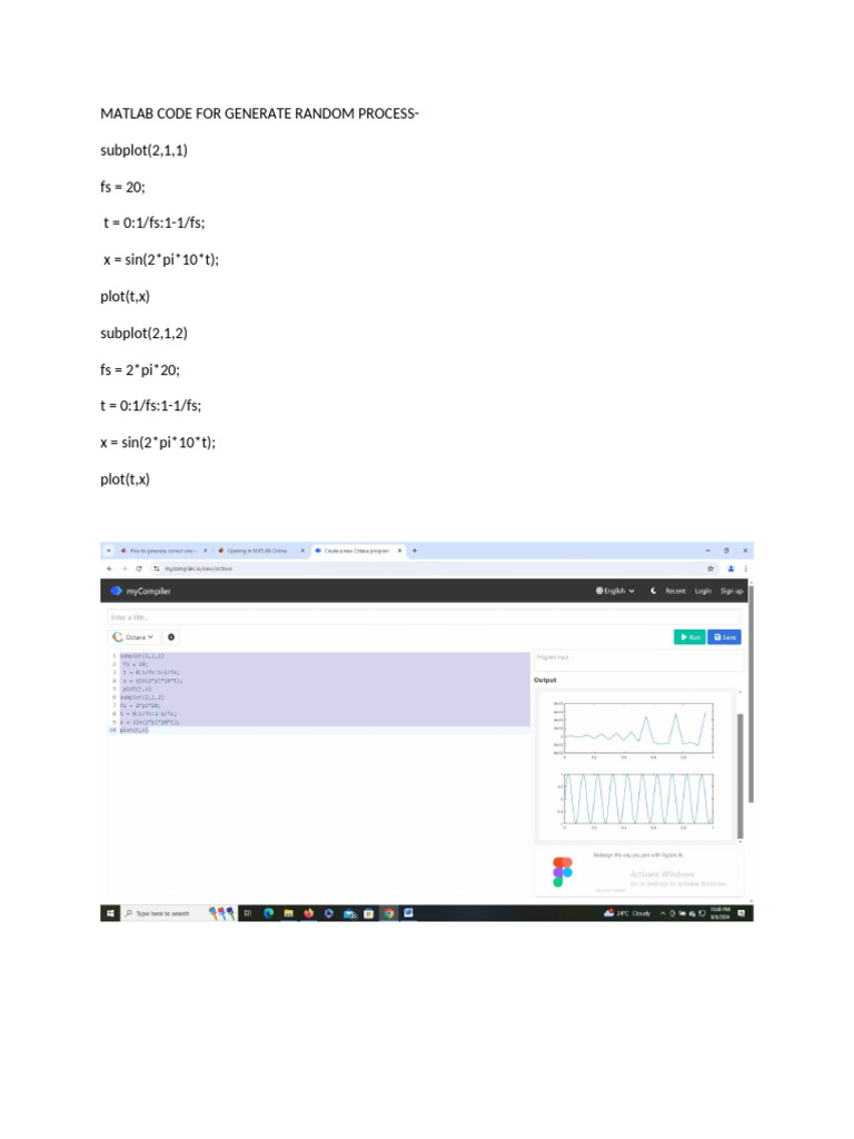 Random Process Code | PDF