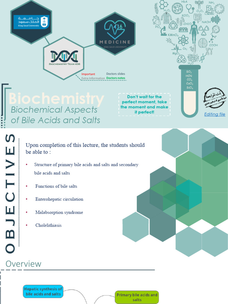 Bile Acids and Salts Overview | PDF | Bile | Cholesterol