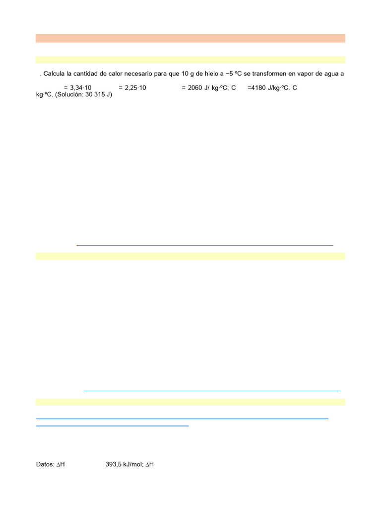ACT T5 Qlatente y Más... | PDF | Calor | Gases