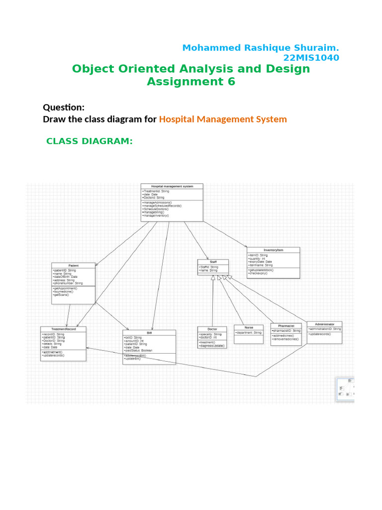 22mis1040 Ooad Lab 3 | PDF