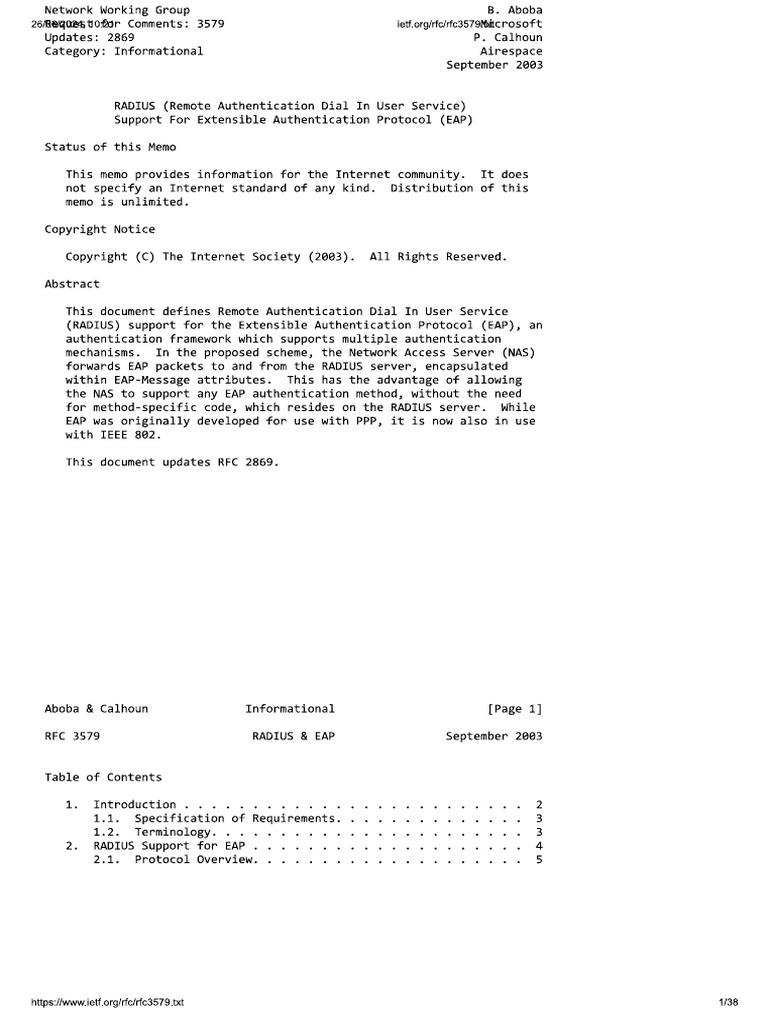 Radius Eap Test | PDF