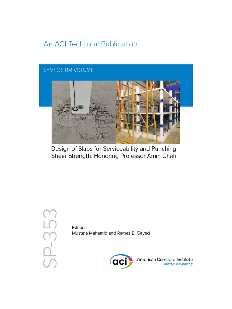 ACI_SP_353_Design_of_Slabs_for_Serviceability_and_Punching_Shear | PDF | Stress (Mechanics ...