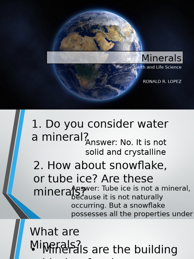 MINERALS-1 | PDF | Minerals | Quartz