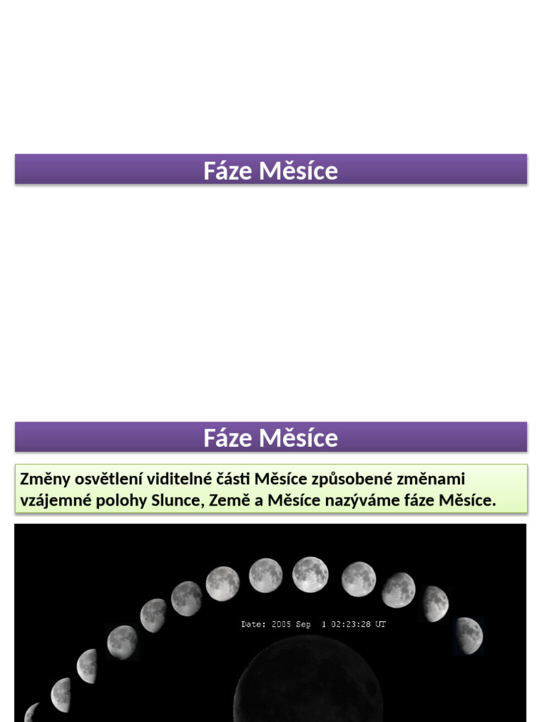 03 Faze Mesice | PDF