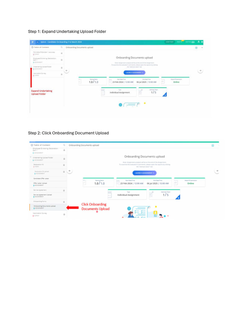 Steps to Submit OBF Document | PDF