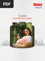 Sintex Water Tank Specifications Guide | PDF | Ultraviolet | Water