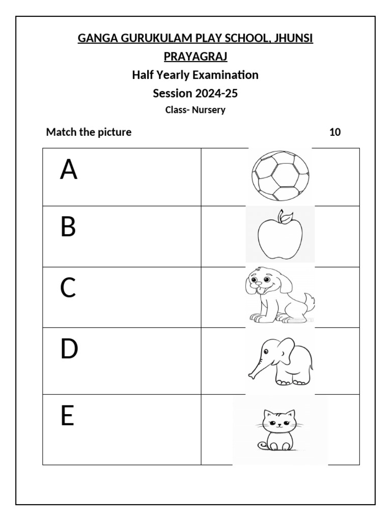 Match The Following | PDF