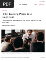 Introduction To Poetry by Billy Collins - Poetry Foundation | PDF | Poetry