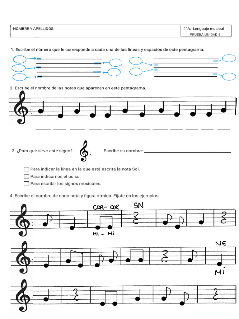 prueba unidad 1 | PDF