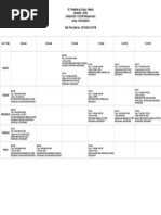 UiTM ICRESS Timetable 20252 | PDF