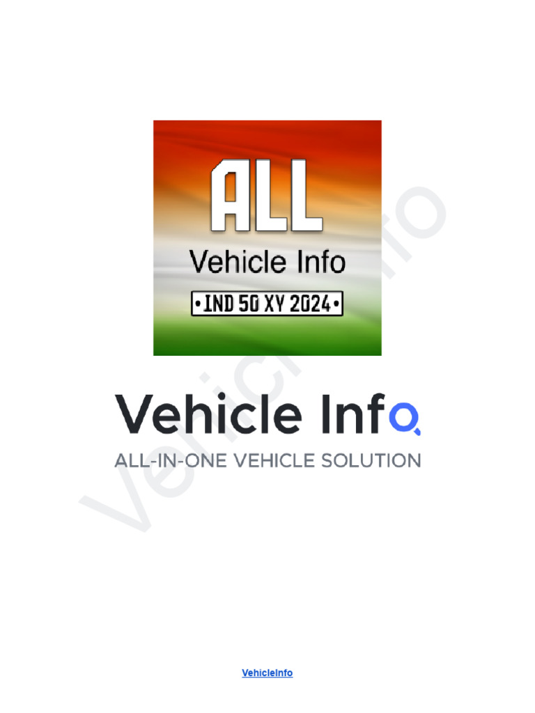VehicleInfo All in One Vehicle Solution | PDF | Vehicle Insurance ...