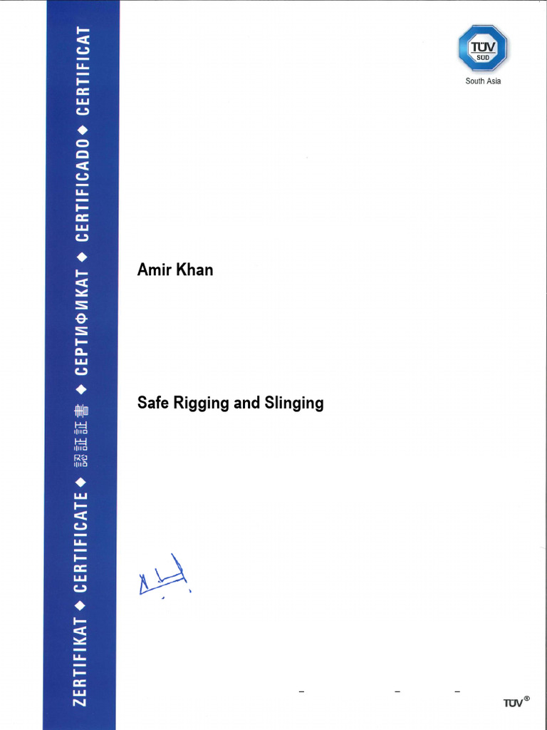 Rigging & Slinging Amir Khan (Secured) | PDF