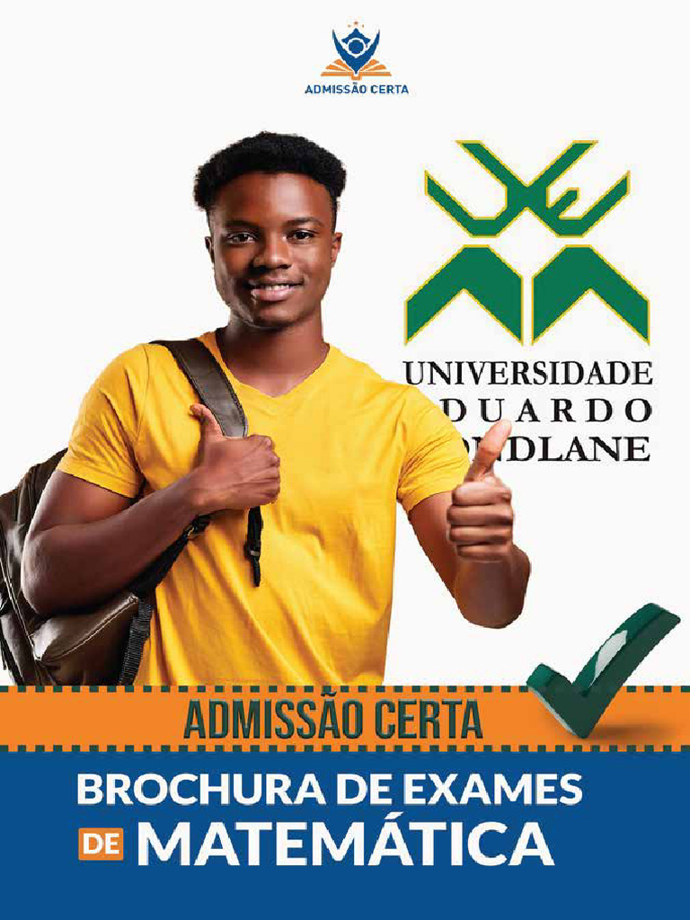 Nova Brochura de Exames Resolvidos UEM 2022-2024 | PDF