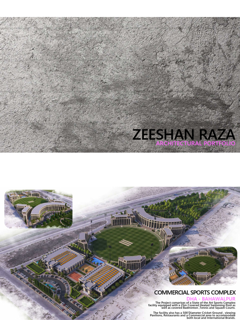 Zeeshan Raza - Architectural Portfolio - 2024 | PDF | Apartment | Buildings And Structures