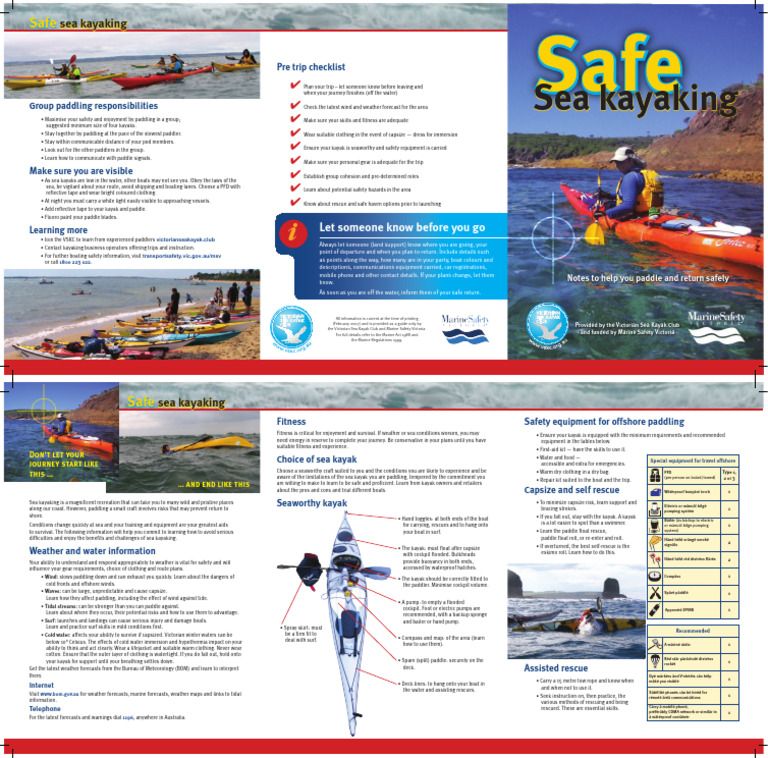 Safe-sea-kayaking | PDF | Kayak